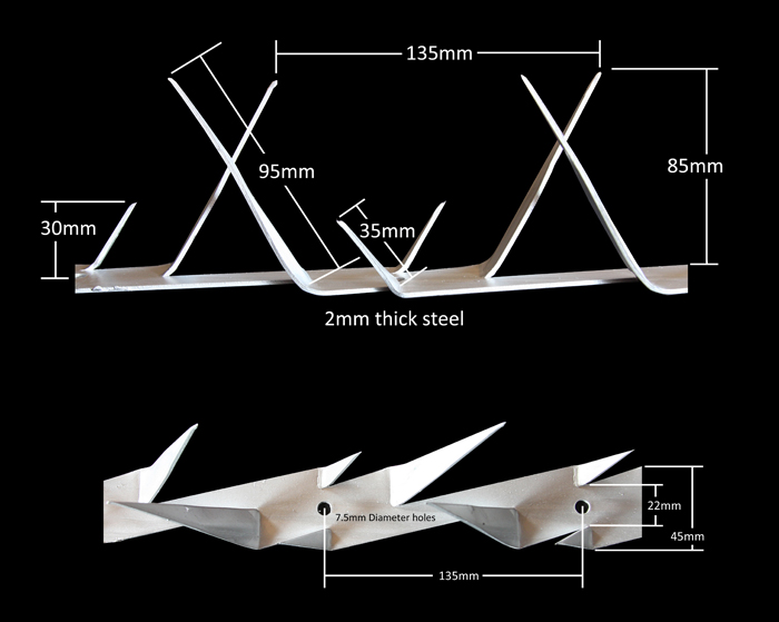 Wall Spike - Buy High zinc wall spike, wall spikes Suppliers, wall ...